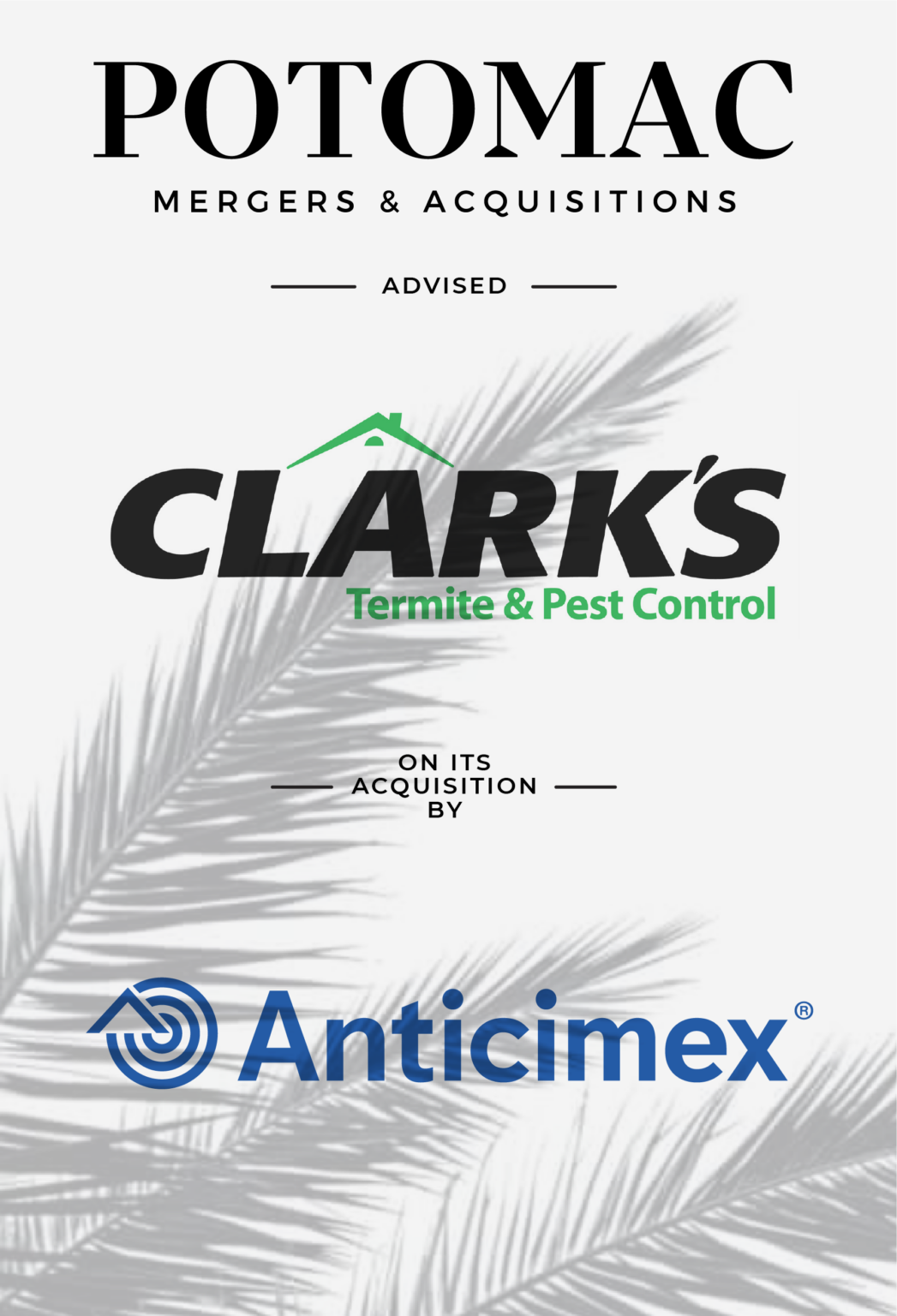 Anticimex Acquires Clark’s Termite & Pest Control – POTOMAC Mergers ...